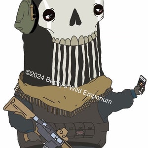 Call of Duty, Ghost, Operator, Hoodie, Video Game Clothing, Battlefield ...