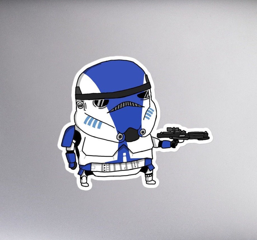501st Legion Storm Inspired Sticker, Funny Character - Etsy