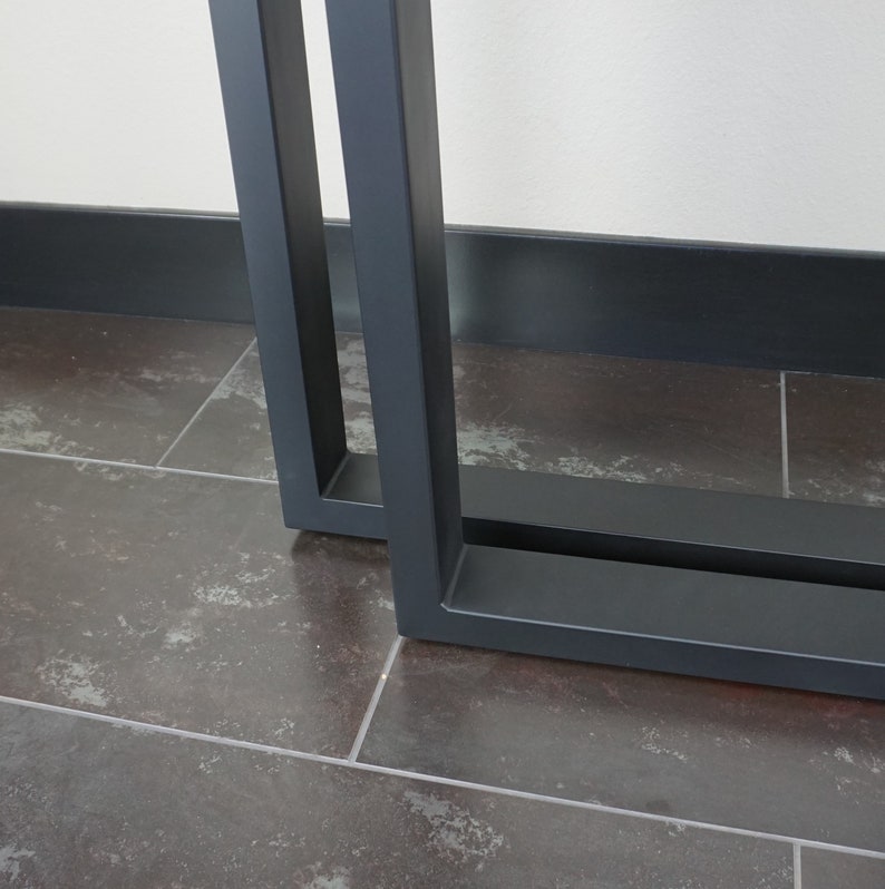 Steel Iron Metal Table Legs / Bases H Shape Set of 2 W/ - Etsy