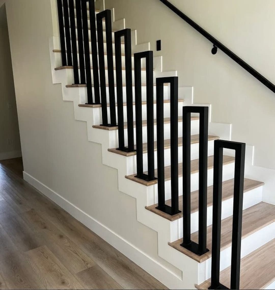 Ships in 1-2 Business Days !!!! Wrought Iron Guardrail / Handrail for ...