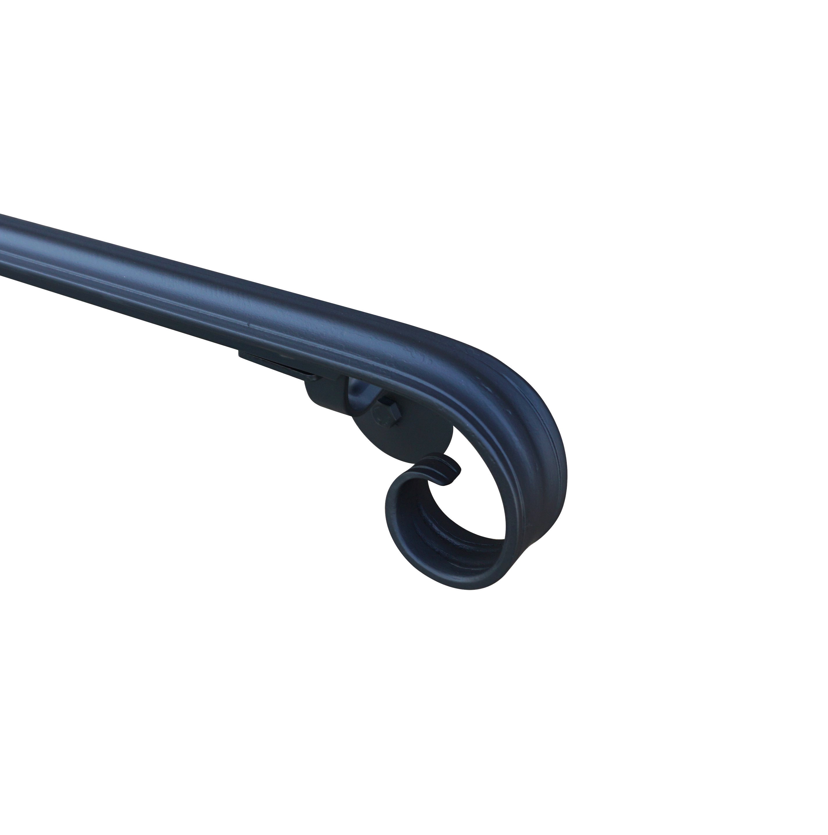 Hand Forged Modern Wrought Iron handrail End Wall Mount steel | Etsy