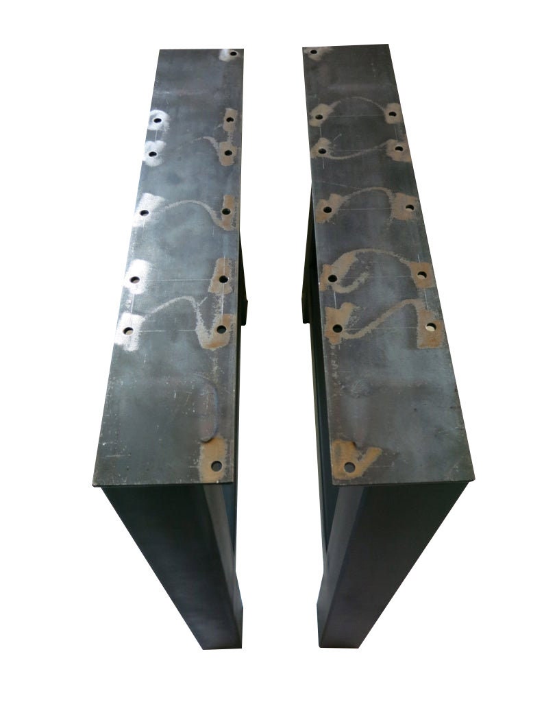 3'' X 3'' Steel Iron Metal Table Legs / Bases U Shape Set of 2 - Etsy