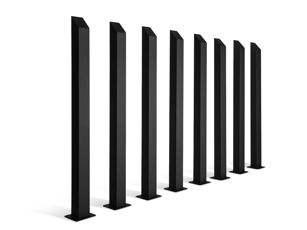 3'' X3'' Modern Security Steel Metal Wrought Iron DIY Post Fence ...