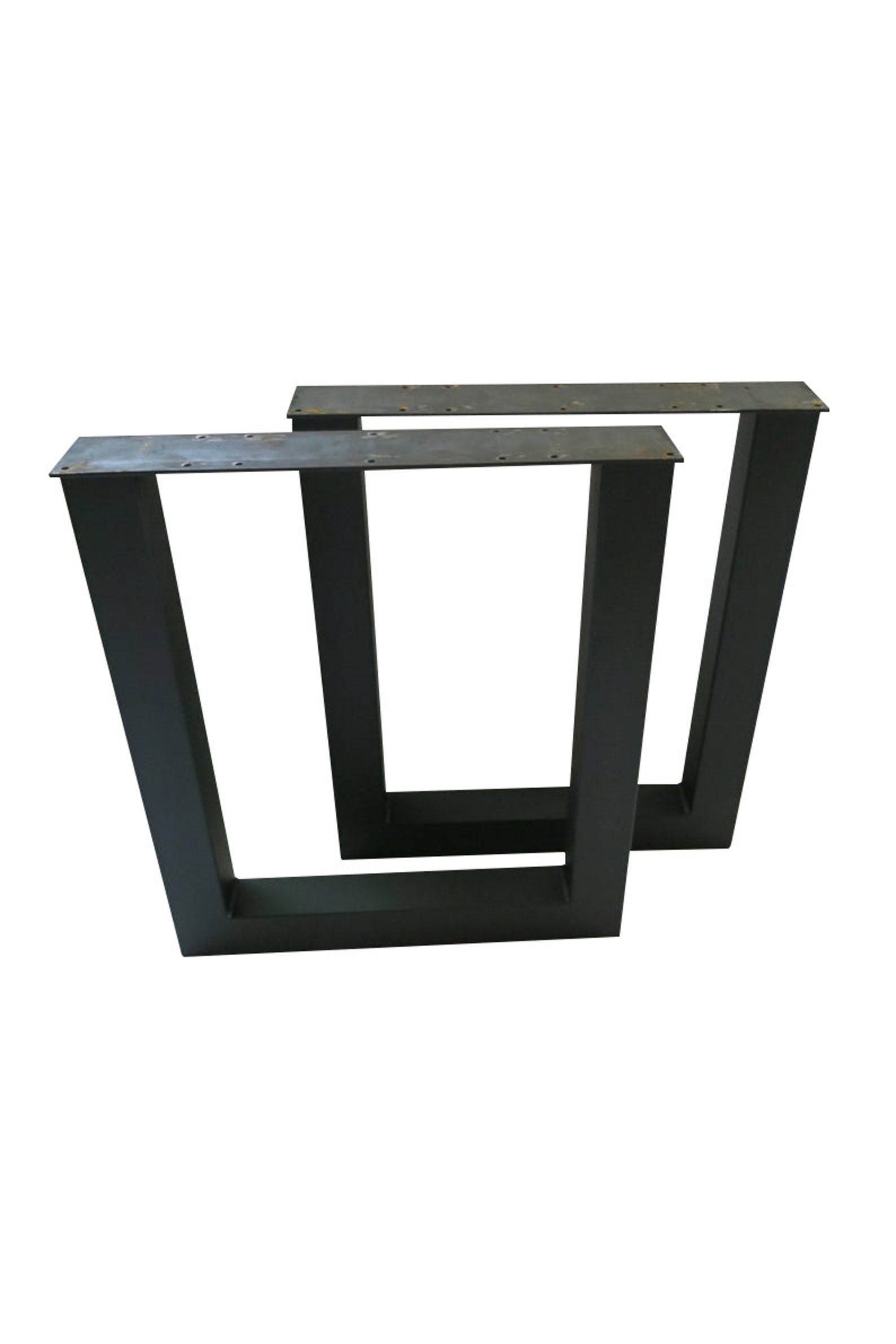 3'' X 3'' Steel Iron Metal Table Legs / Bases U Shape Set of 2 - Etsy