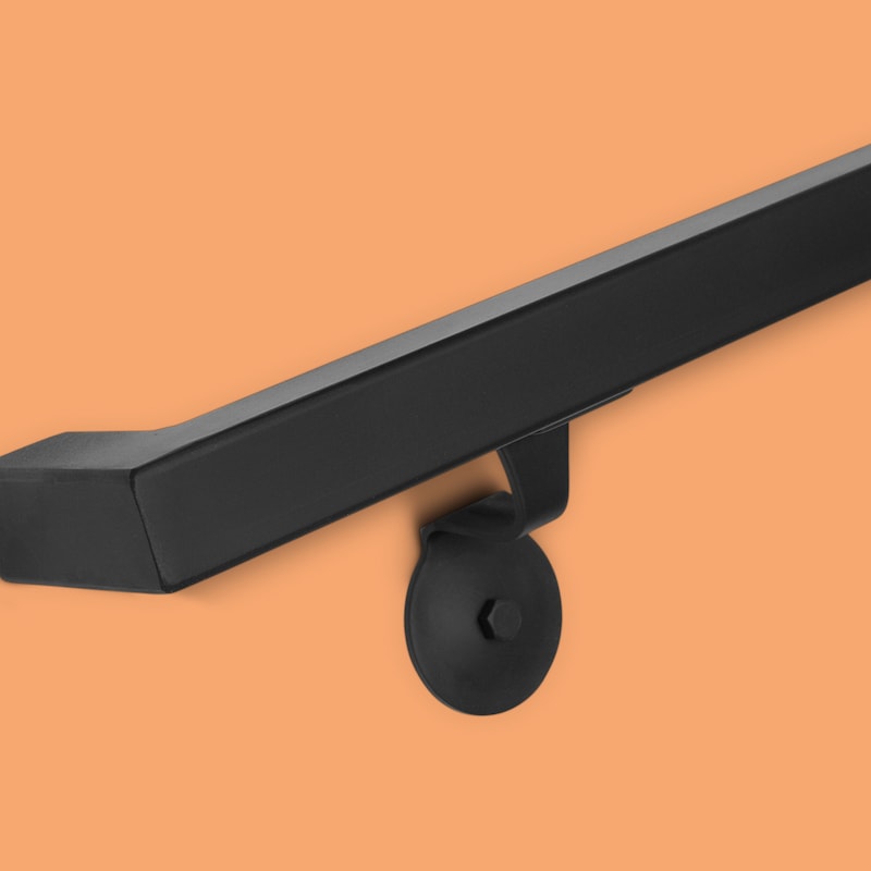 Black Metal Handrail - Etsy