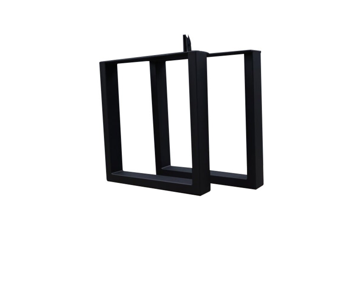 4'' X 2'' Steel Iron Metal Table Legs / Bases - Etsy