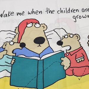 Sandra Boynton Cartoon Pillowcase wake Me When the - Etsy