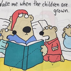 Sandra Boynton Cartoon Pillowcase wake Me When the - Etsy