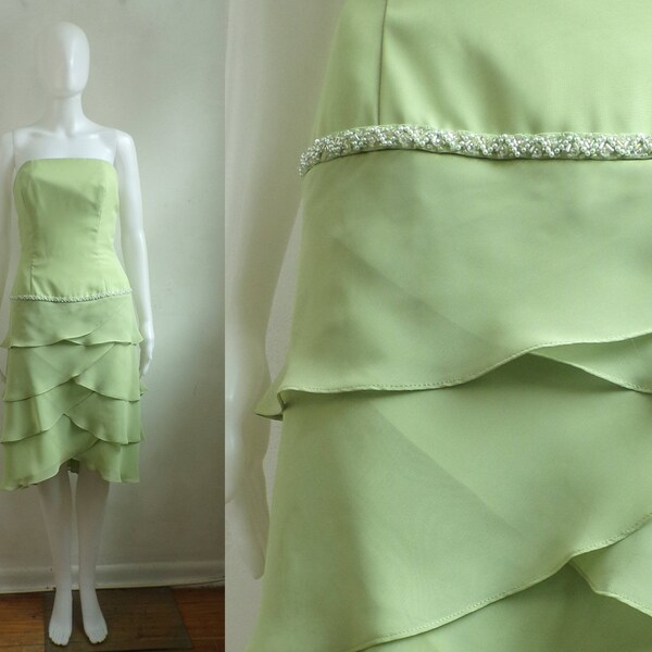 Pale Green Dress - Etsy