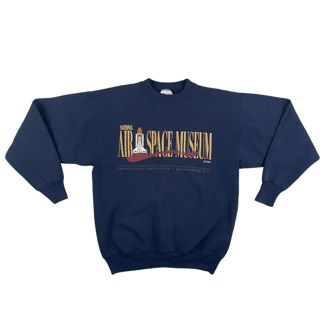 Vintage Air Space Museum Sweatshirt Size Small 1990s Smithsonian ...