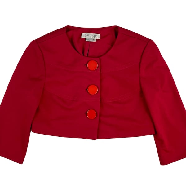 Red Bolero Jacket - Etsy