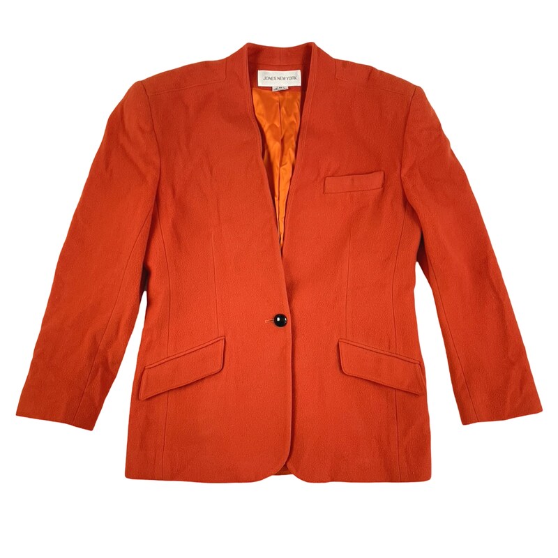 Orange Blazer - Etsy