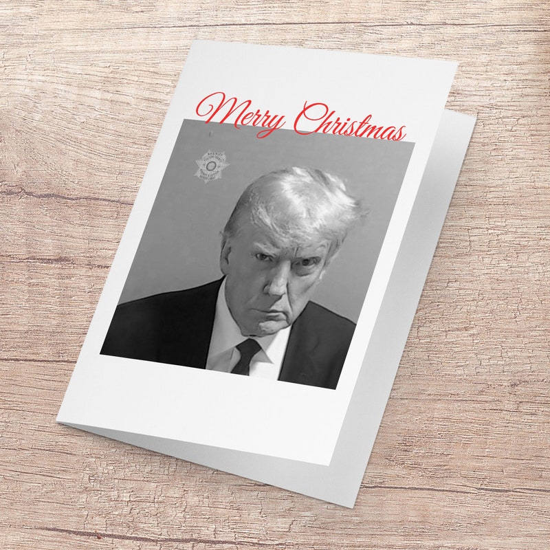 Trump Christmas Card - Etsy
