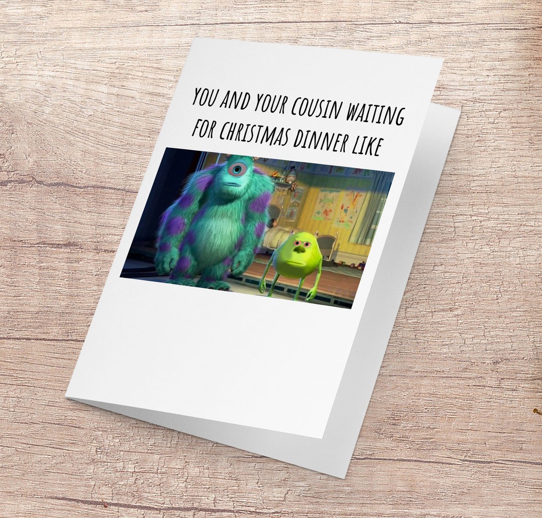 Christmas Dinner Meme, Christmas Card, Meme, Funny Christmas Card ...
