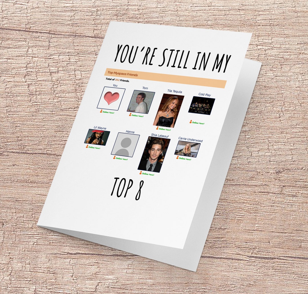 Myspace Funny Top 8, Valentine's Day Card, Boyfriend, Girlfriend, Meme ...