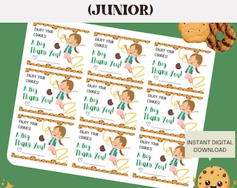 Daisy Girl Scout Cookie Thank You Note | Girl Scout Cookie Digital ...