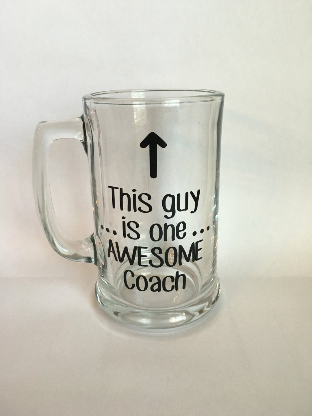 Awesome Coach Beer Mug, Custom Beer Mug, Pint Glass, Gift for Coach ...