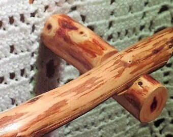 Rustic curtain rod | Etsy