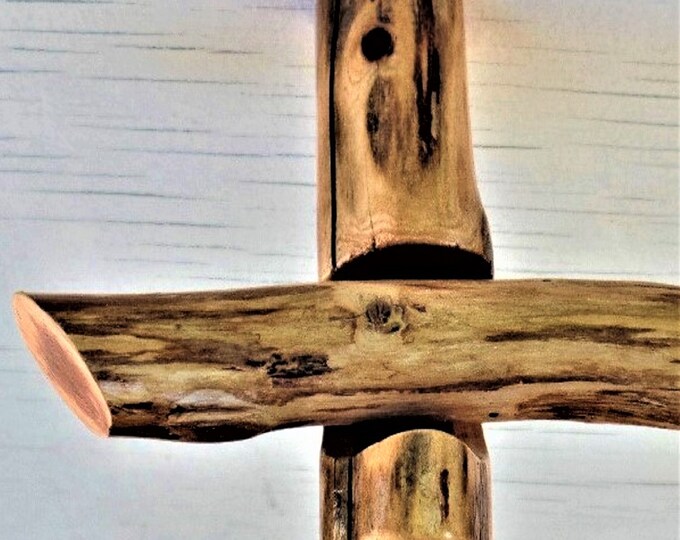 Rustic Wood Curtain Rod With Curtain Rod Brackets, Farmhouse Decor, 55 ...