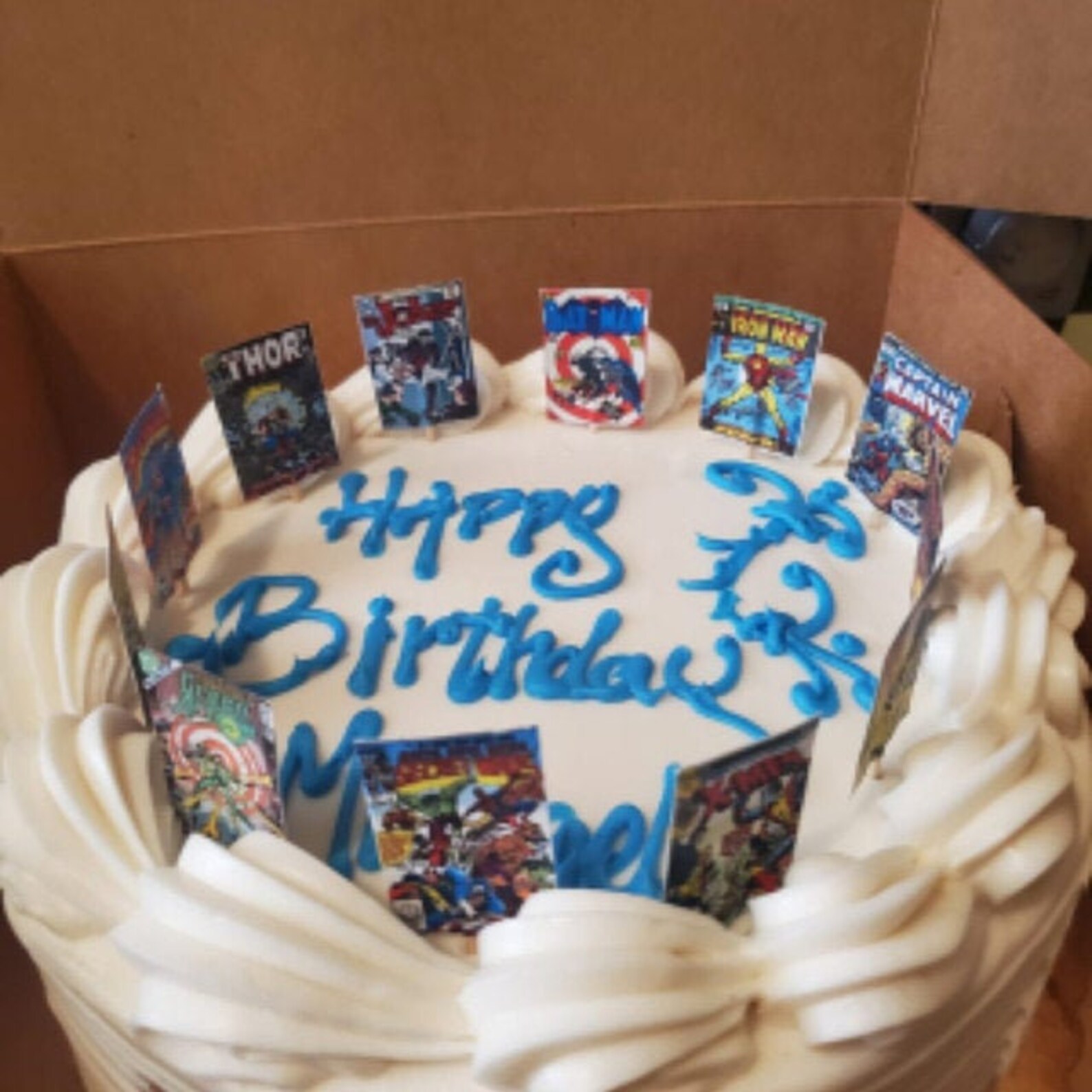 Comic Book Superheroes Cupcake Toppers, Vintage Comic Book Cupcake ...