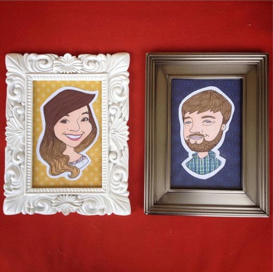 Personalized Cartoon Portrait - Etsy