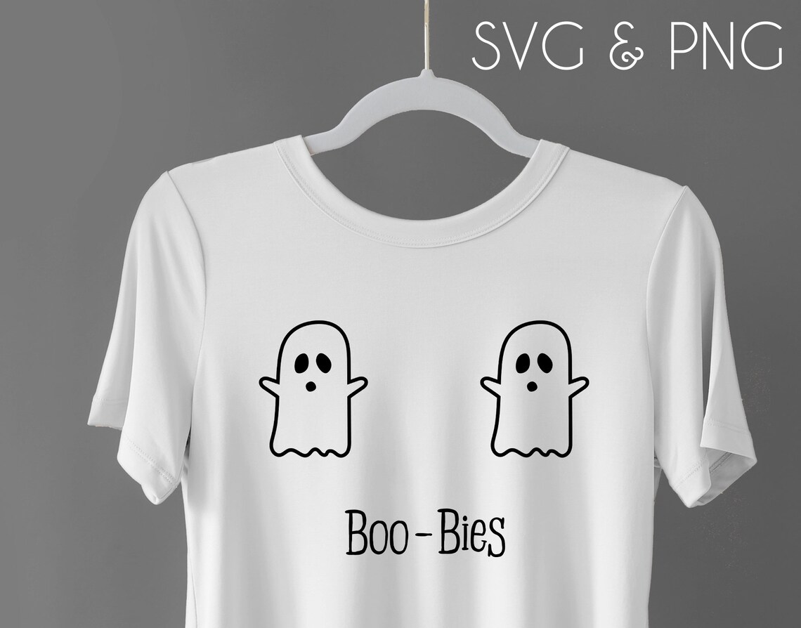 Boo-bies Ghosts SVG PNG Cut File for Cricut, Funny Cute Halloween Shirt ...