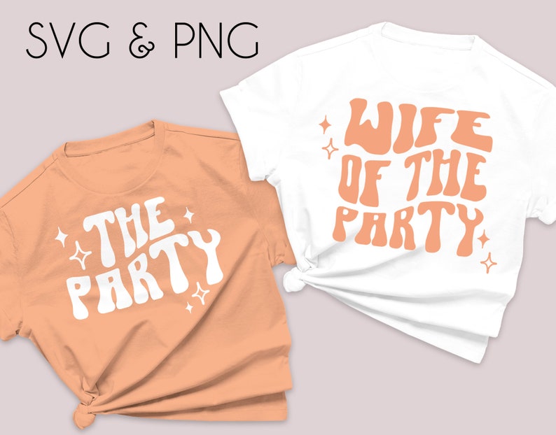 Groovy Wife of the Party Bachelorette Shirt Designs, 70's Retro Bach ...