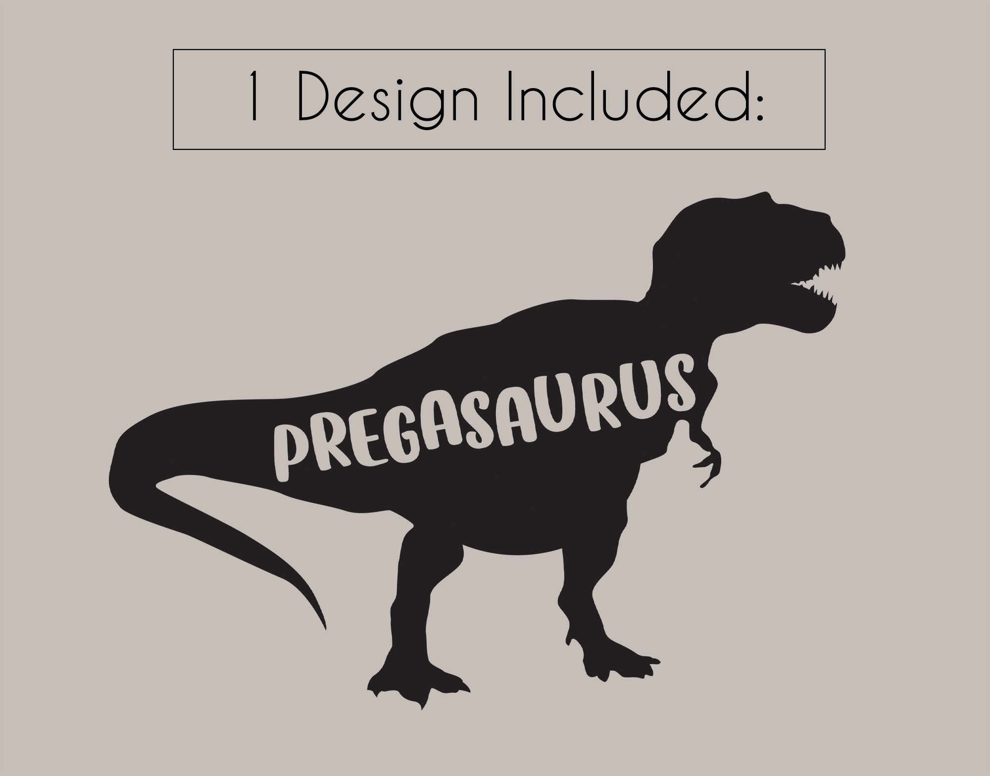 Pregasaurus SVG PNG Cut File for Cricut Pregnancy Dinosaur - Etsy Israel