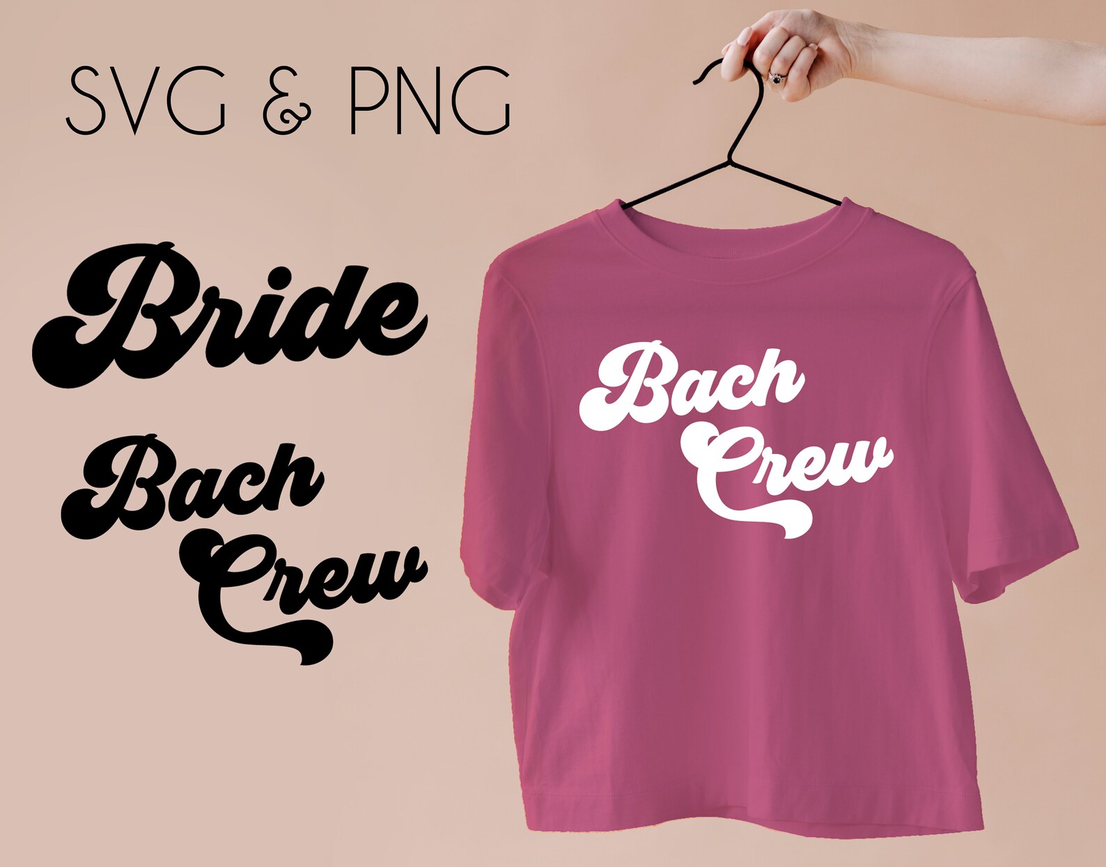 Bach Crew Retro 70's Bachelorette Shirt Designs, Groovy Bride Shirt ...
