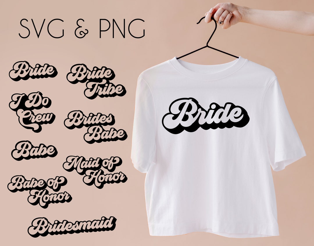 Retro Bachelorette Designs Bundle, Groovy Bach Shirt Bundle, SVG PNG ...