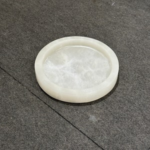 Round Onyx Tray - White - Etsy
