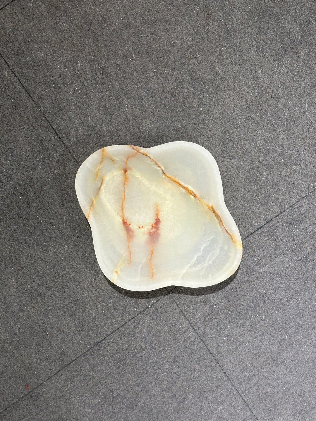 Onyx Bowl - Cream, Rust, Red - Etsy