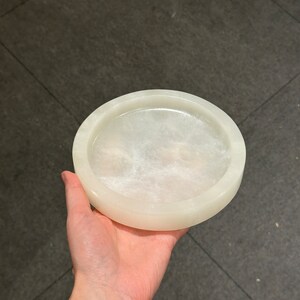 Round Onyx Tray - White - Etsy