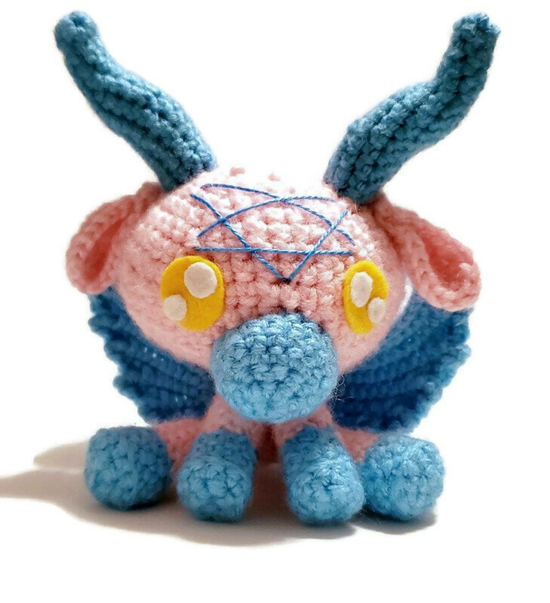 Baby Bubble Gum Baphomet | Amigurumi Plushie | Handmade Crocheted ...