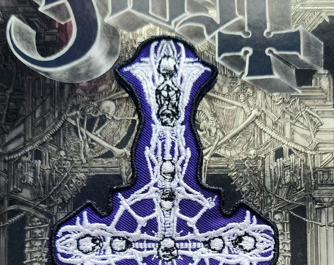 Choose Ghost Patch - 6 Designs You Choose Which Design- Sew on Woven Patches Rats, Papa Head ...