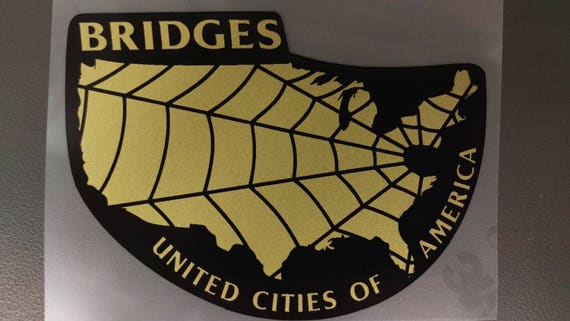BRIDGES United Cities of America Sticker from Death Stranding | Etsy