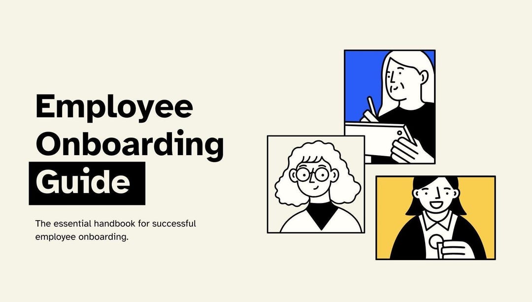 Employee Onboarding Guide Template - Etsy