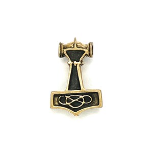 Small ÖDESHÖG THORS HAMMER Bronze (made by Viking Kristall) - Etsy
