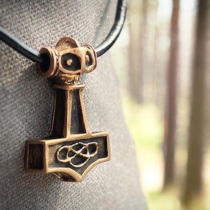 Small ÖDESHÖG THORS HAMMER Bronze (made by Viking Kristall) - Etsy