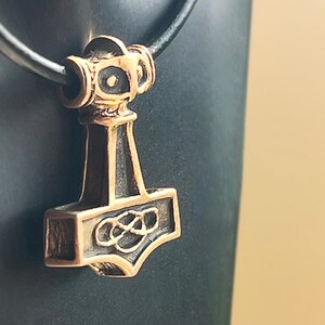 Small ÖDESHÖG THORS HAMMER Bronze (made by Viking Kristall) - Etsy