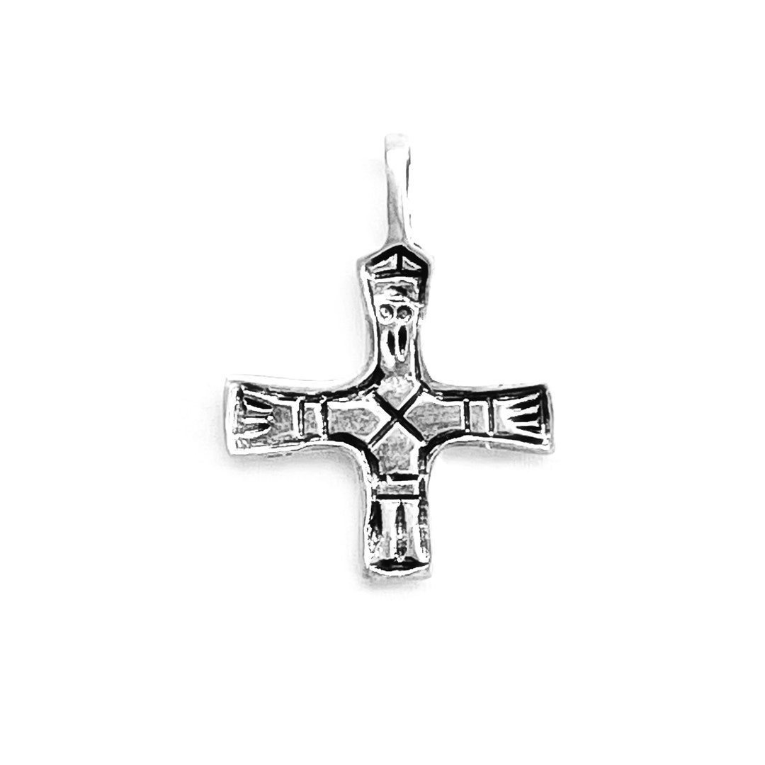 BIRKA CROSS Silver (made by Viking Kristall) - Etsy