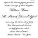 Wedding Invitation--calligraphy of Complete Text for Reproduction by ...
