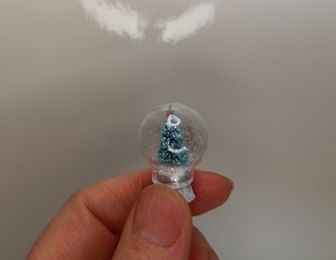Miniature Christmas Snowball 1:12 / Christmas Decoration / Snowball ...