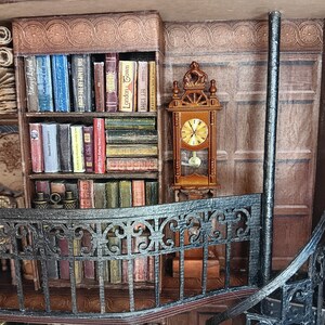 Miniature Library Diorama, Vintage Library in Your Home. - Etsy