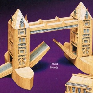 Tower Bridge Matchstick Kit - Etsy UK