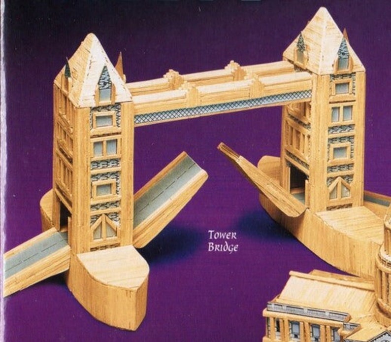 Tower Bridge Matchstick Kit - Etsy UK
