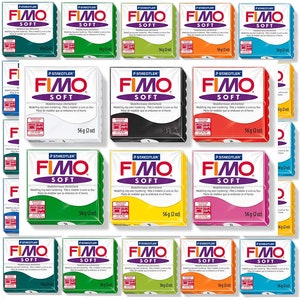 Fimo Soft Modelling Material Standard Blocks & Various Colours 57g ...