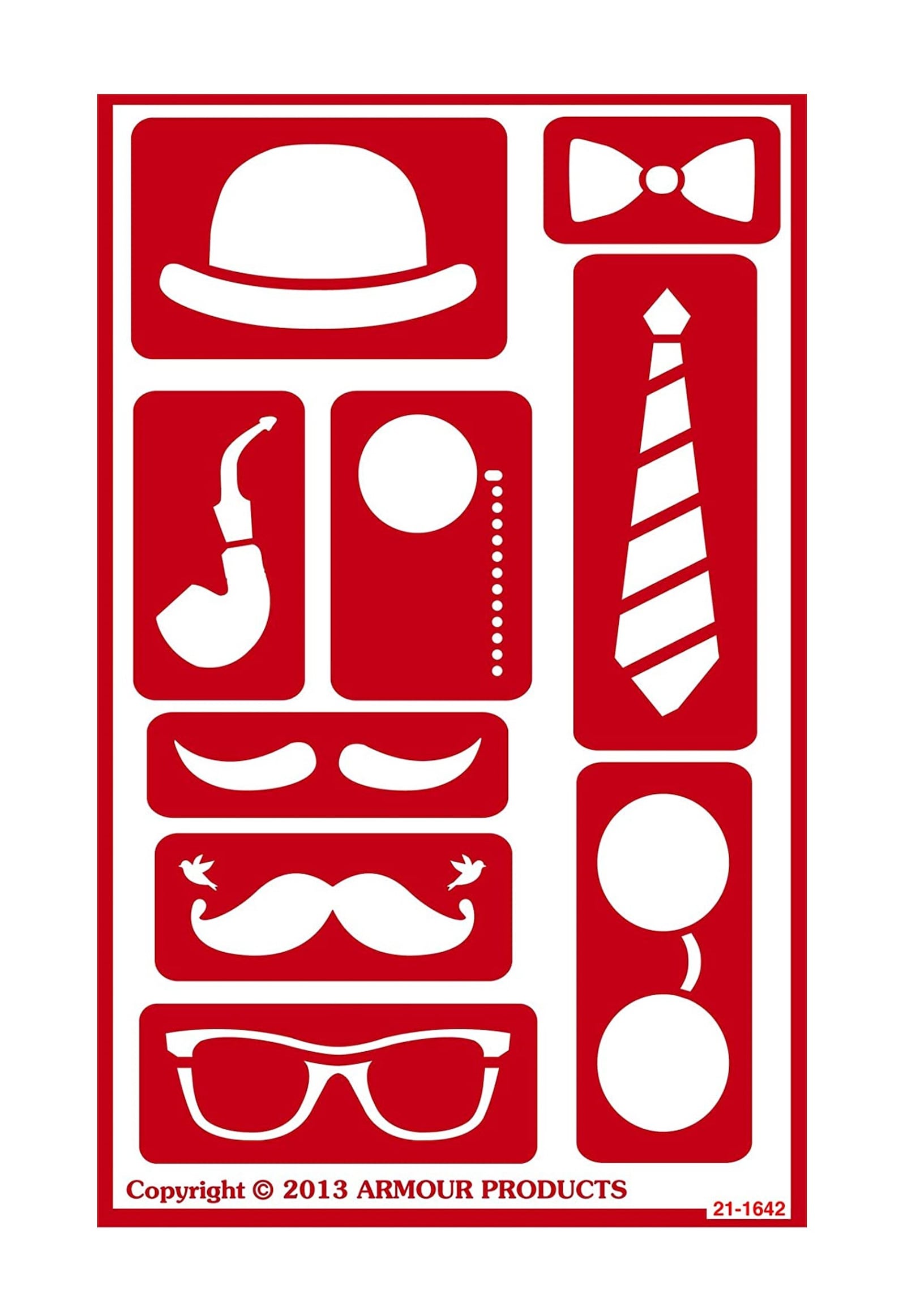 Armour Etch - Over 'N' Over Re-usable Etching Stencils - Various Types ...