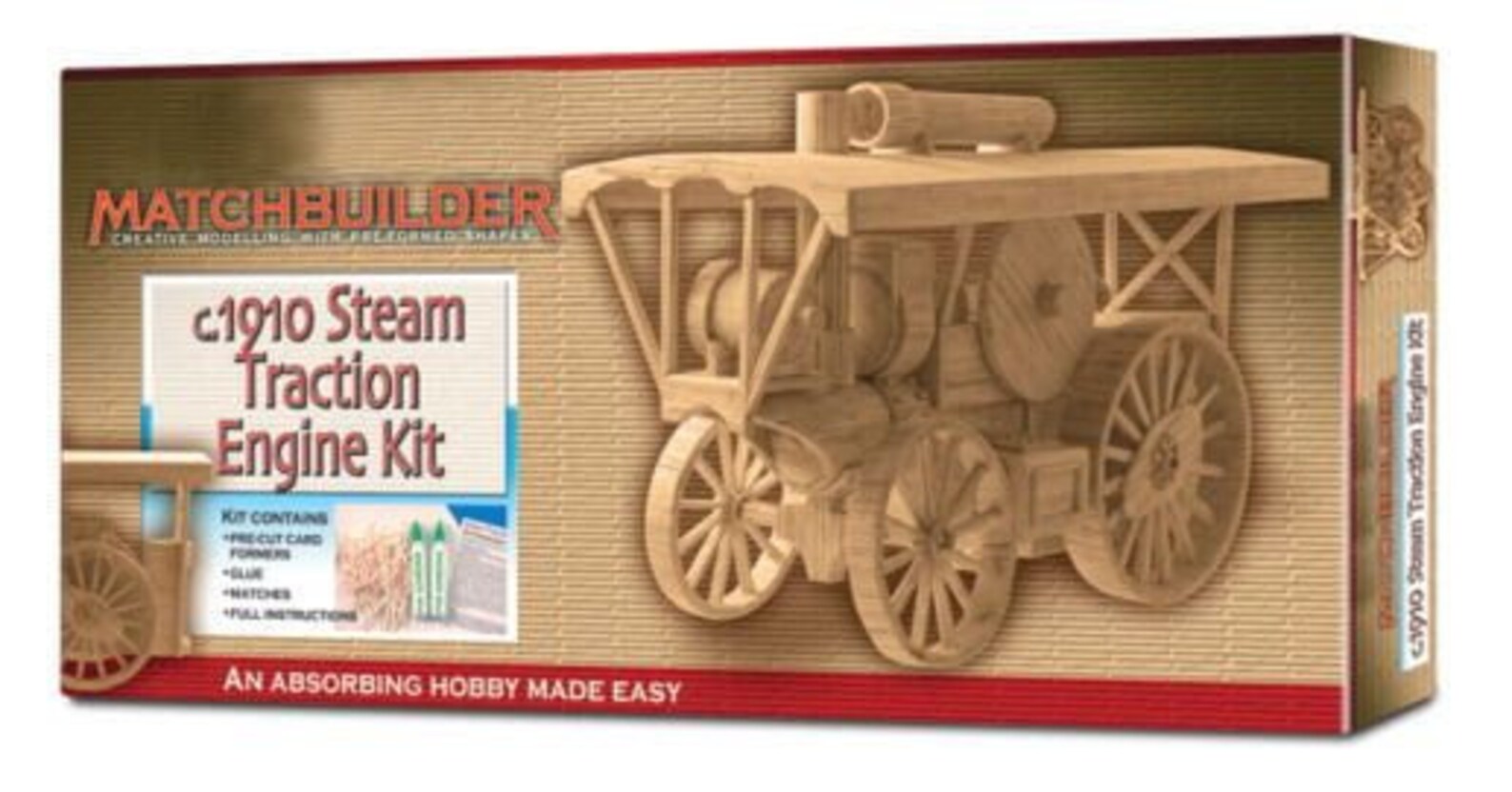 Traction Engine Matchstick Kit - Etsy UK