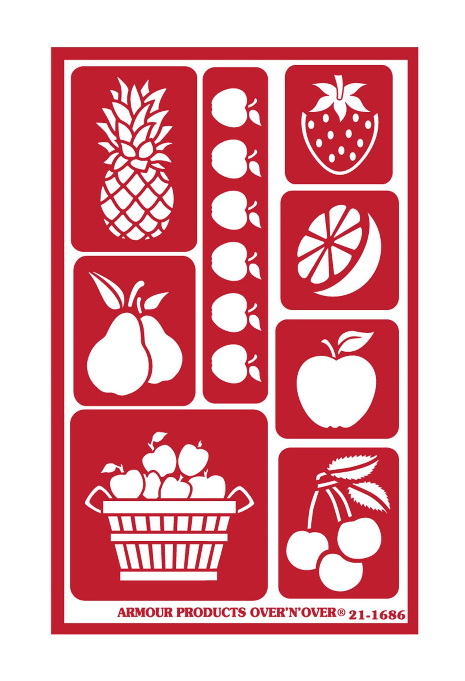 Armour Etch - Over 'N' Over Re-usable Etching Stencils - Various Types ...